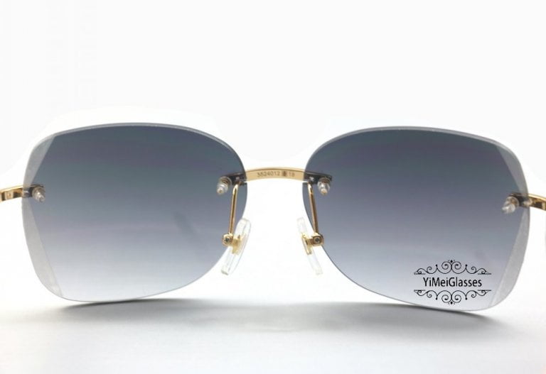 Cartier Wooden Diamond Beveled Edge Lens Sunglasses CT3524012 ...