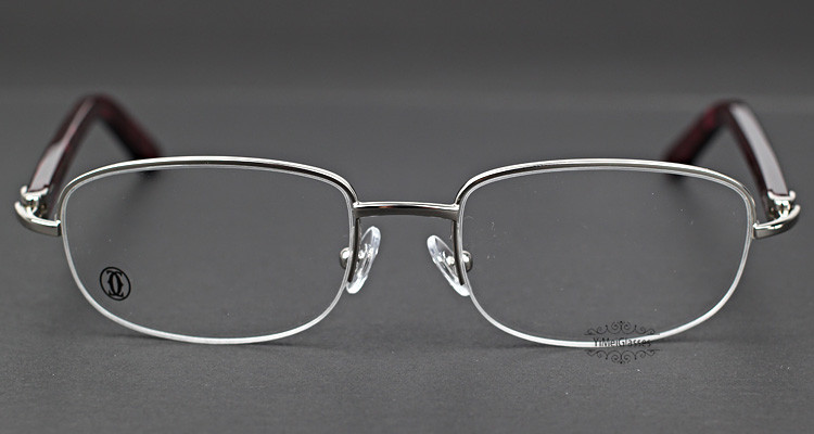 Cartier C Decor Acetate Metal Half Frame Eyeglasses CT5953185 ...