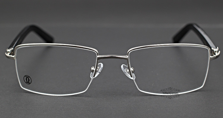 Cartier C Decor Acetate Metal Half Frame Eyeglasses CT5953186 ...