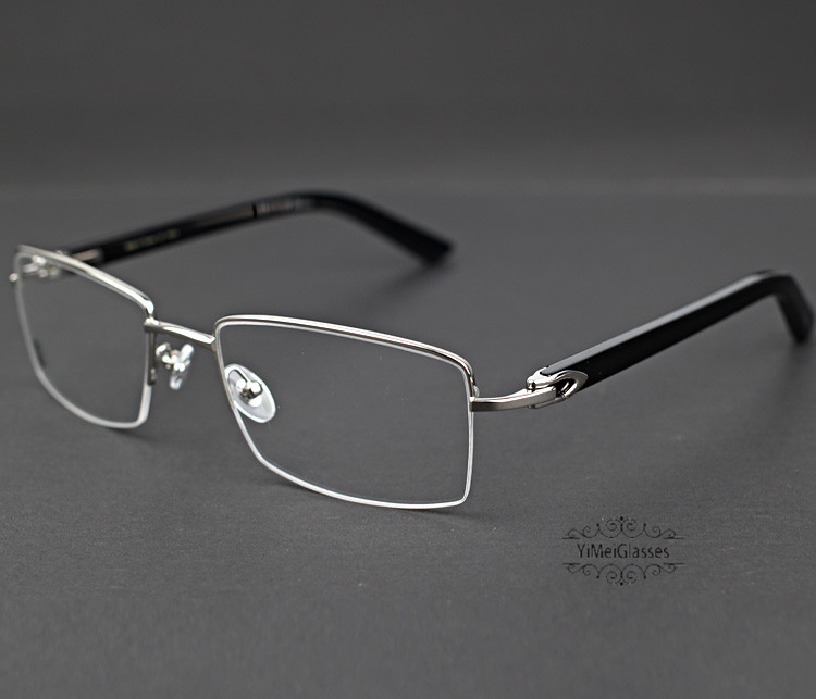 Cartier C Decor Acetate Metal Half Frame Eyeglasses CT5953186 ...