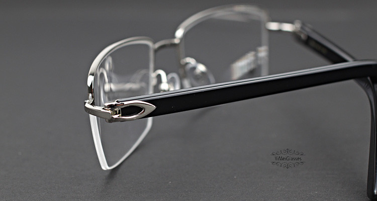 Cartier C Decor Acetate Metal Half Frame Eyeglasses CT5953186 ...
