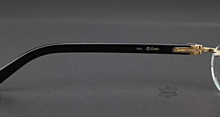 Cartier C Decor Acetate Metal Rimless Eyeglasses CT5952148 – Yimeiglasses