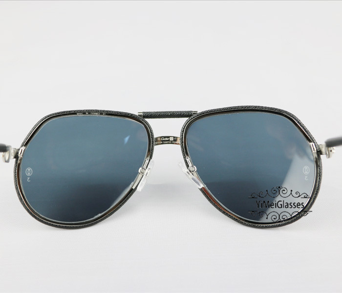 Cartier C Decor Leather Aviators Full Frame Sunglasses CT8299016 ...