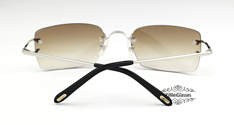 Cartier Retro C Decor Metal Rimless Sunglasses CT2804392 – Yimeiglasses
