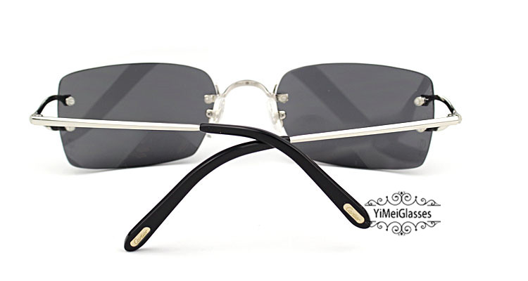 Cartier Retro C Decor Metal Rimless Sunglasses CT2804392 – Yimeiglasses