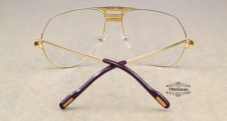 Cartier Retro Double Bridge Diamond Full Frame Eyeglasses CT1129 ...