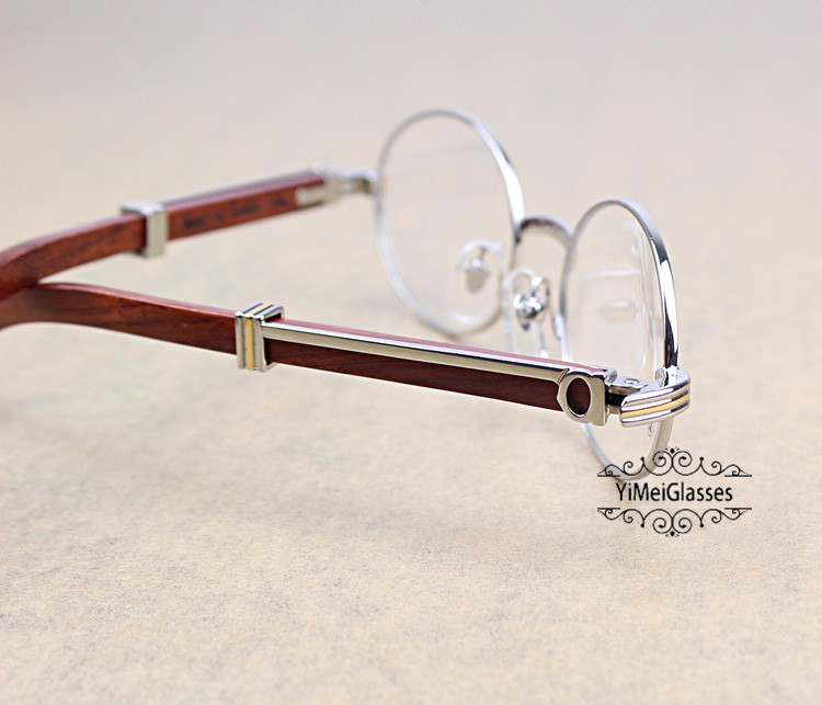 Cartier Wooden Full Frame Wooden Eyelasses CT7822546 – Yimeiglasses